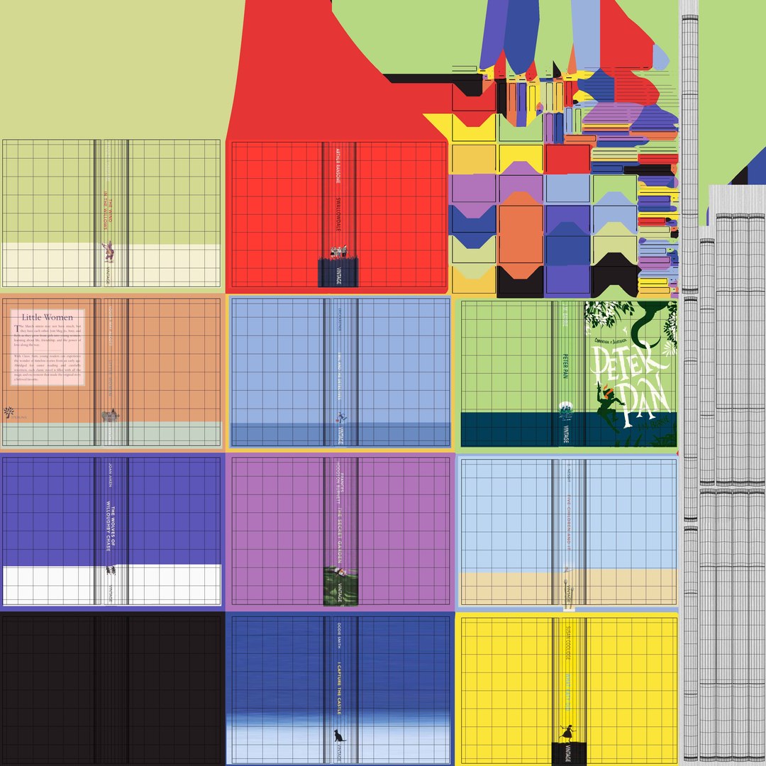 Childrens Books Modeled Model - TurboSquid 1320729