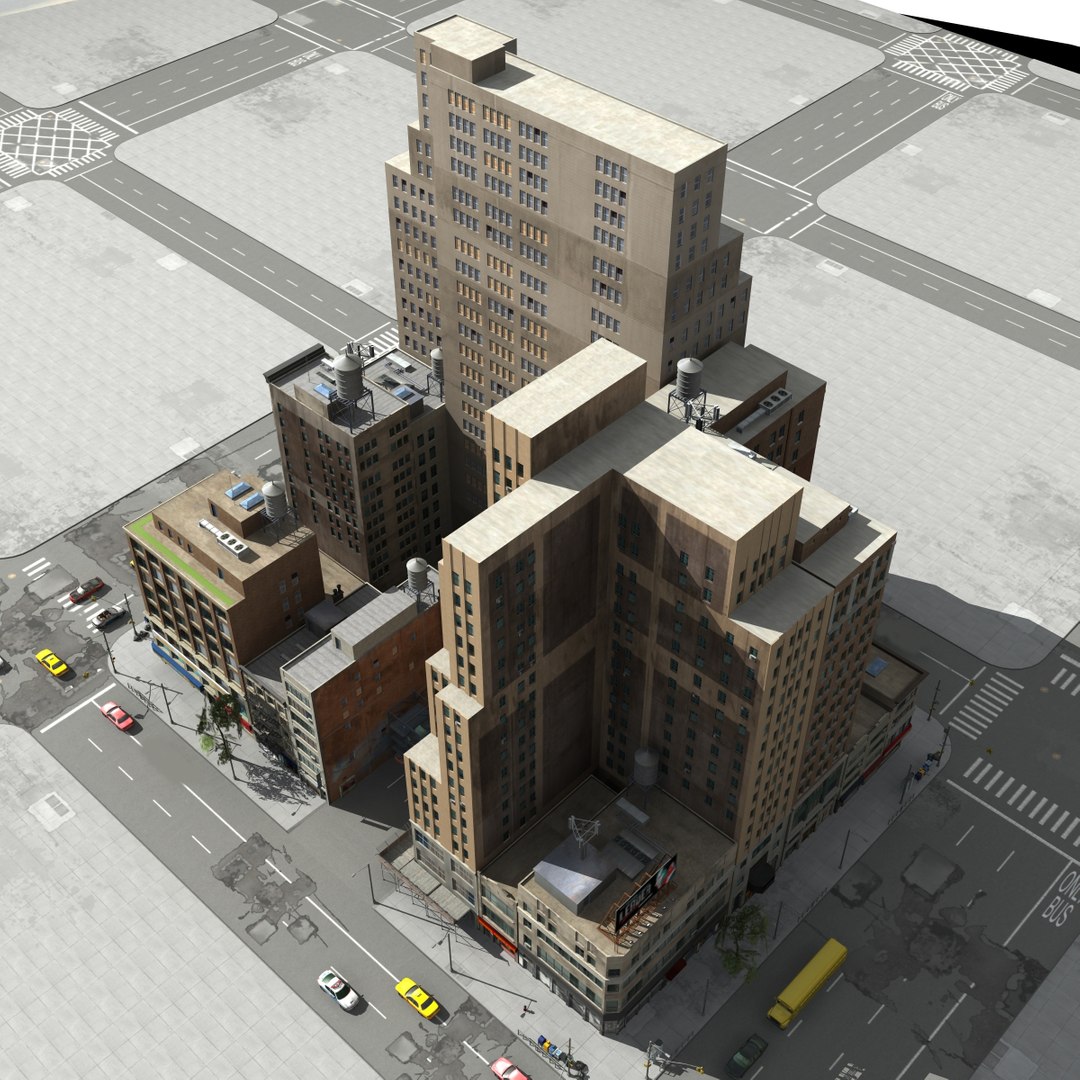 Nyc Buildings 3d 3ds