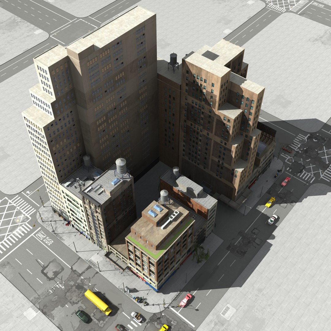 Nyc Buildings 3d 3ds