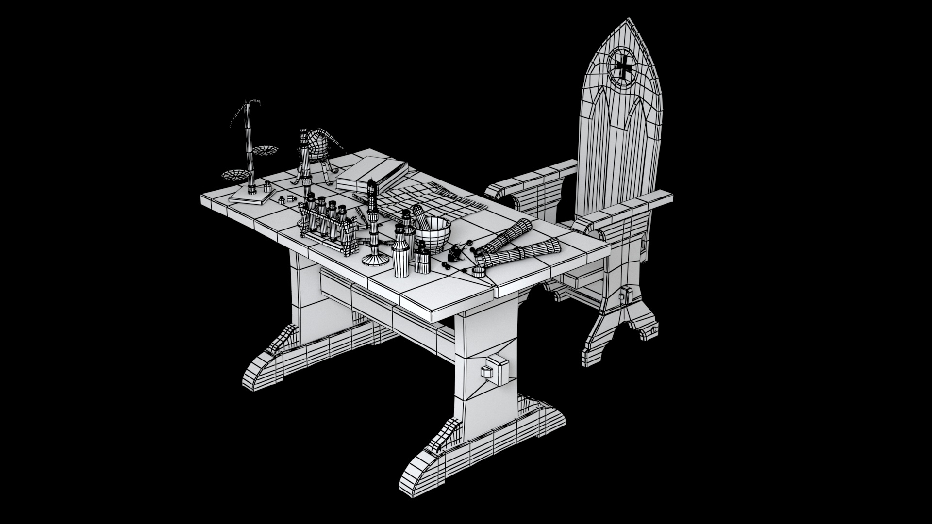 3D stylized alchemist model - TurboSquid 1696615