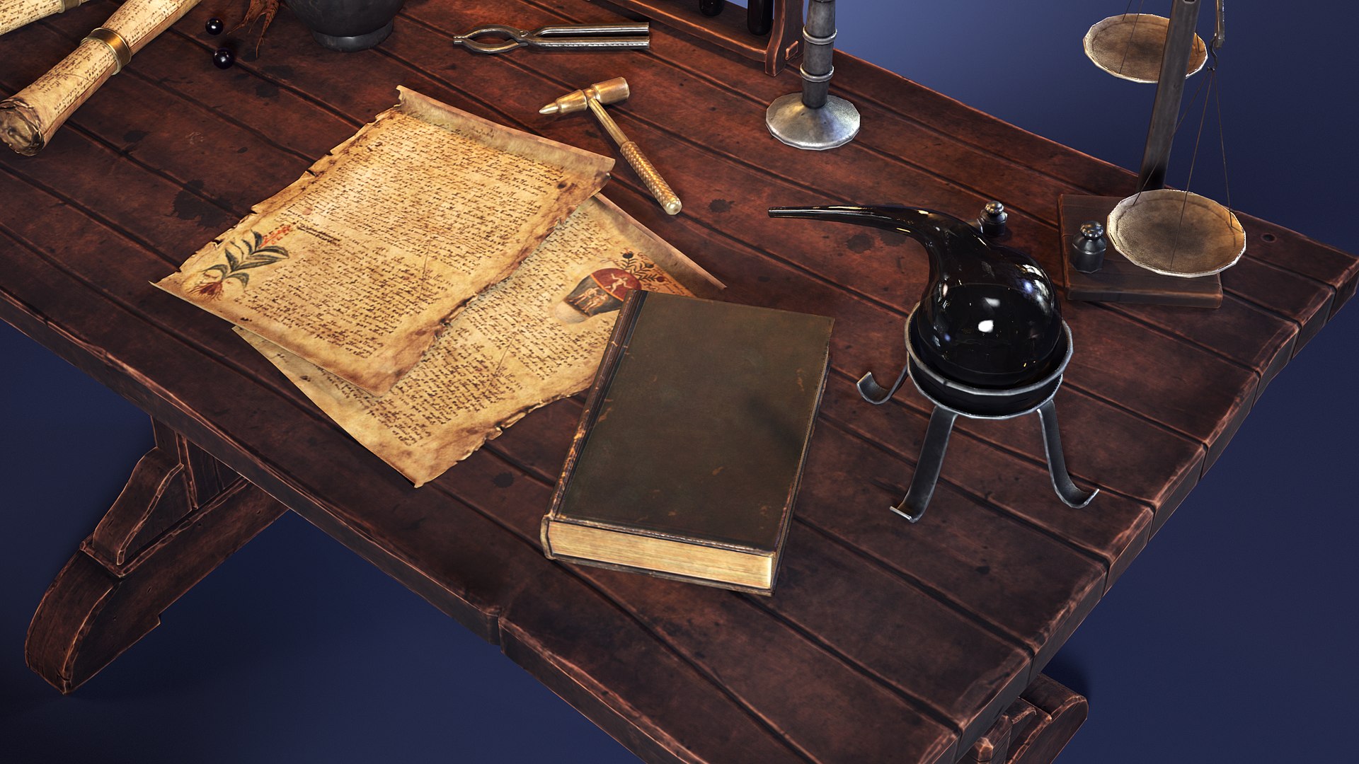 3D Stylized Alchemist Model - TurboSquid 1696615