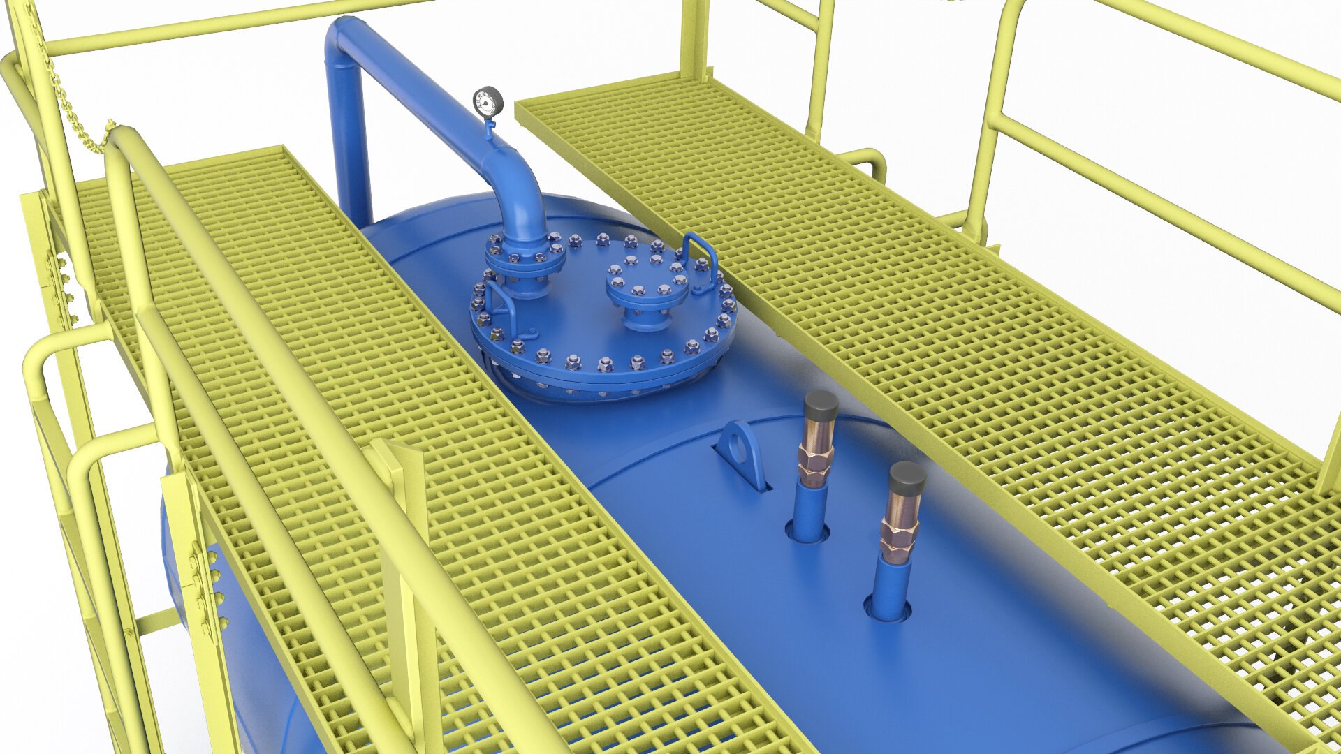 3D Tank Service Platform - TurboSquid 1604257