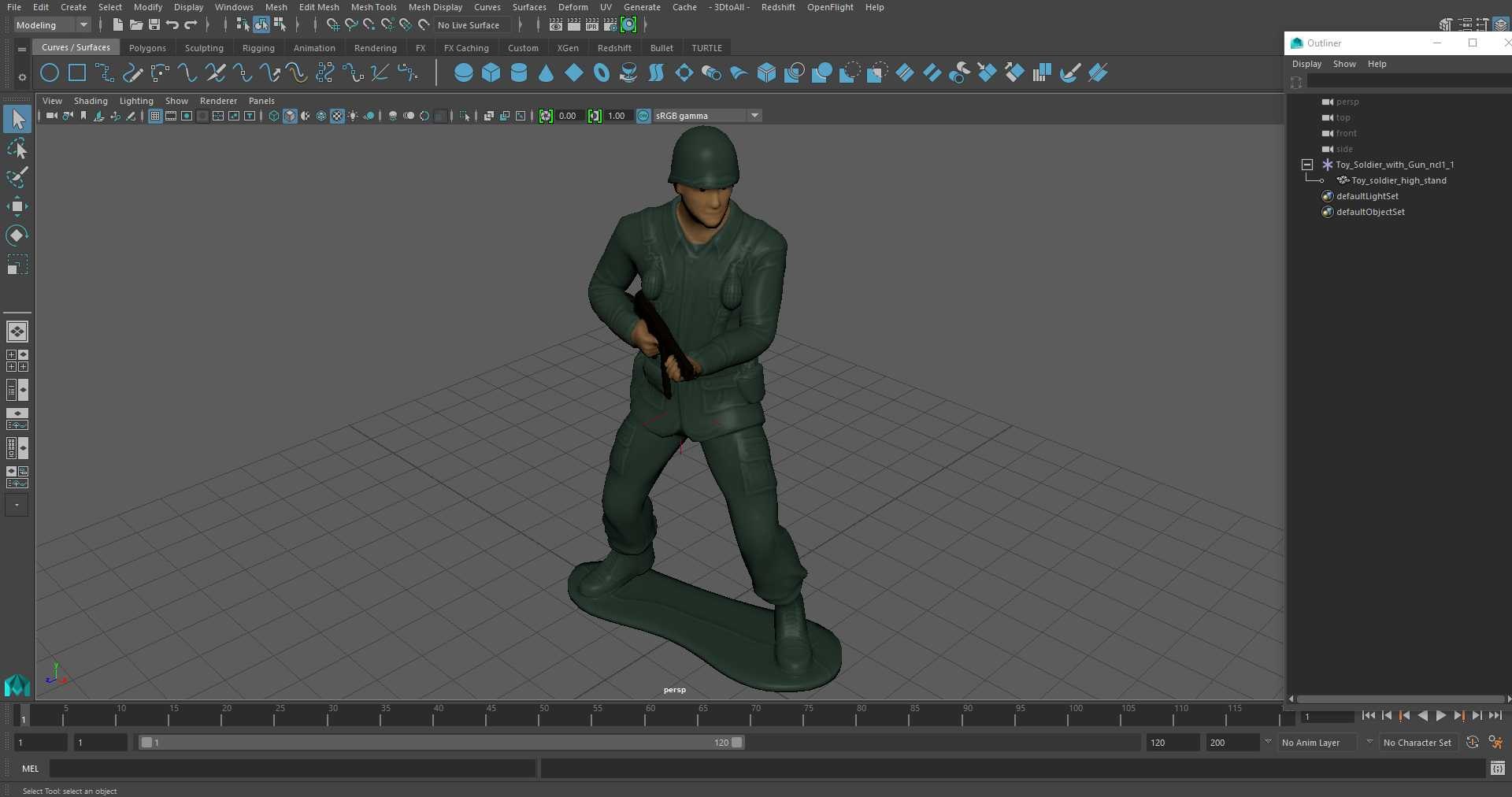 3D Toy Soldier With Gun - TurboSquid 2185669