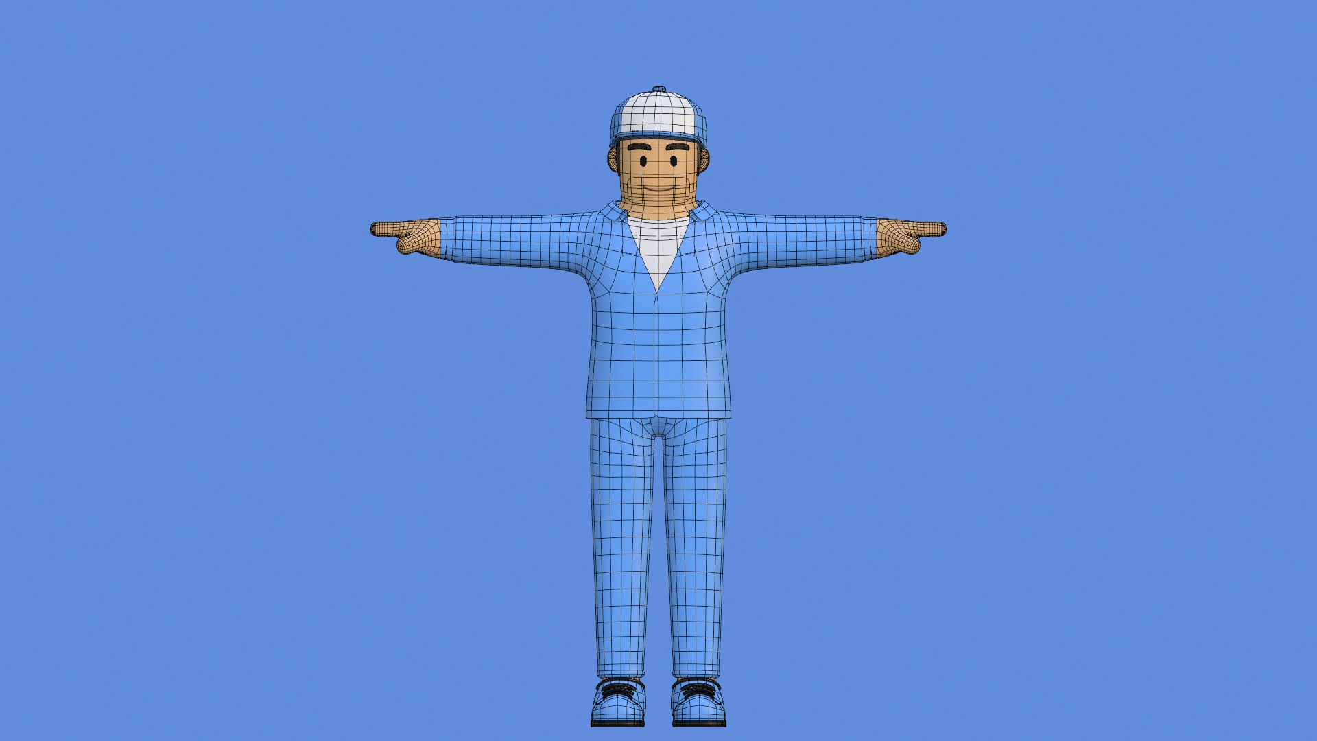 3D Minimal Worker 3D Cartoon Character - TurboSquid 1776071