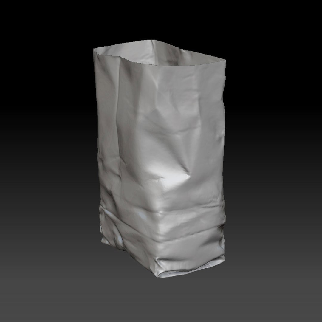 3D Paper Bag Zbrush - TurboSquid 1333290