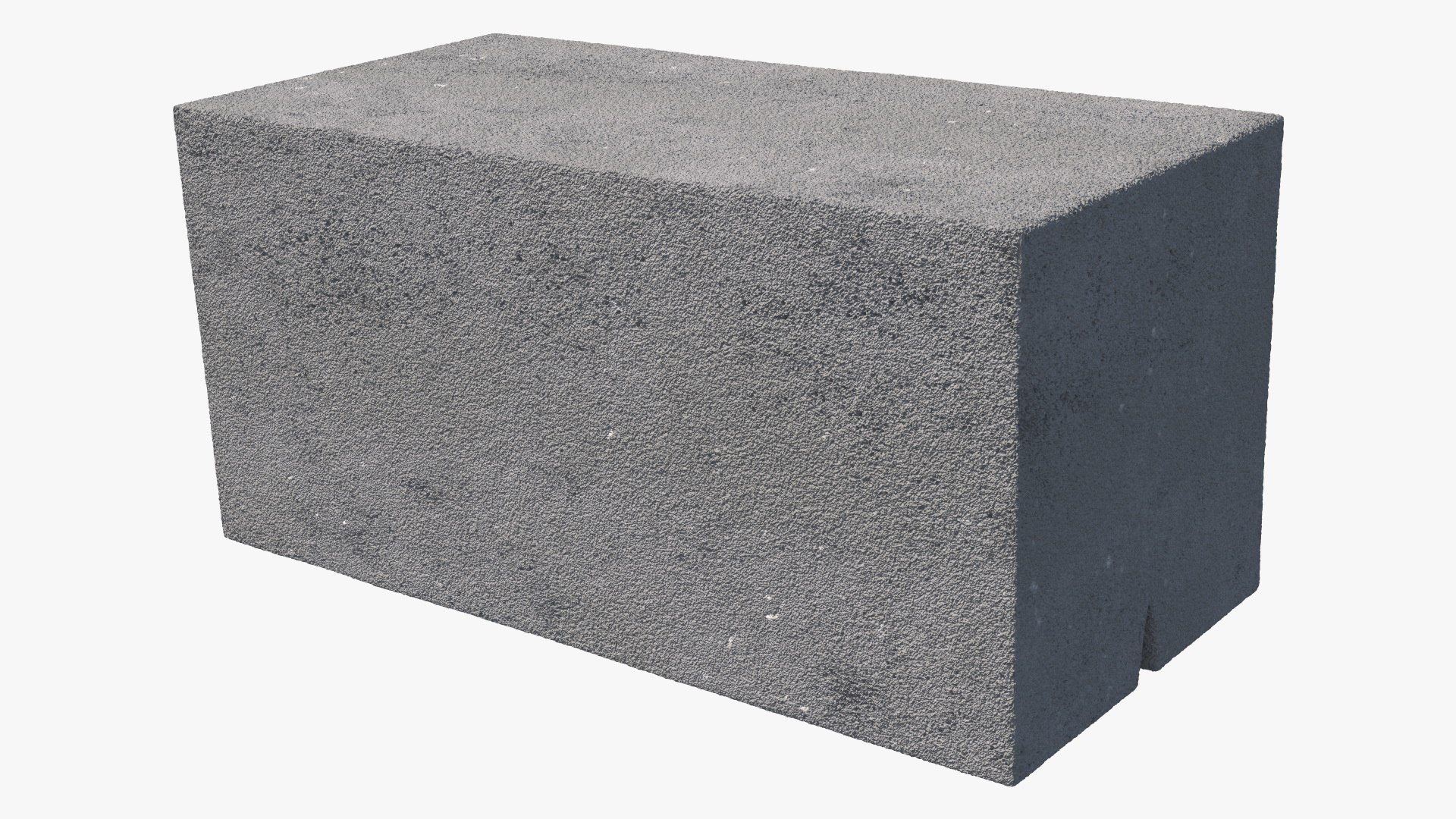Expanded Clay Concrete Block 2 Channels 3D Model - TurboSquid 2348813