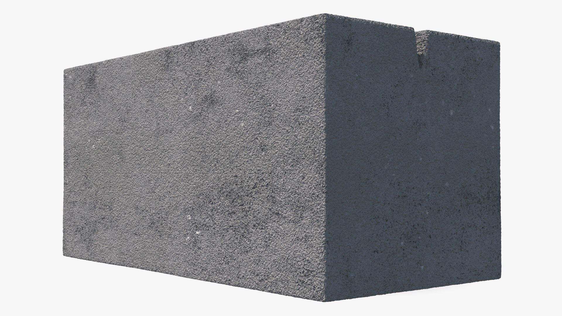 Expanded Clay Concrete Block 2 Channels 3D Model - TurboSquid 2348813