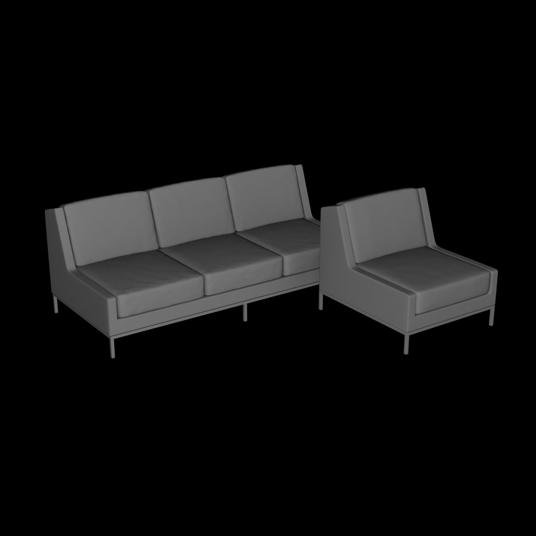 3d Model Modern Couch
