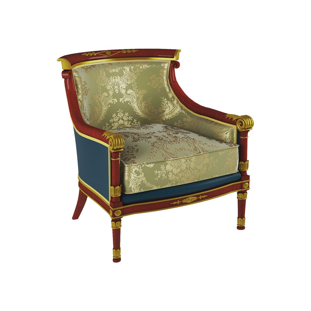 Chair Ceppi Style 2770 3d Model