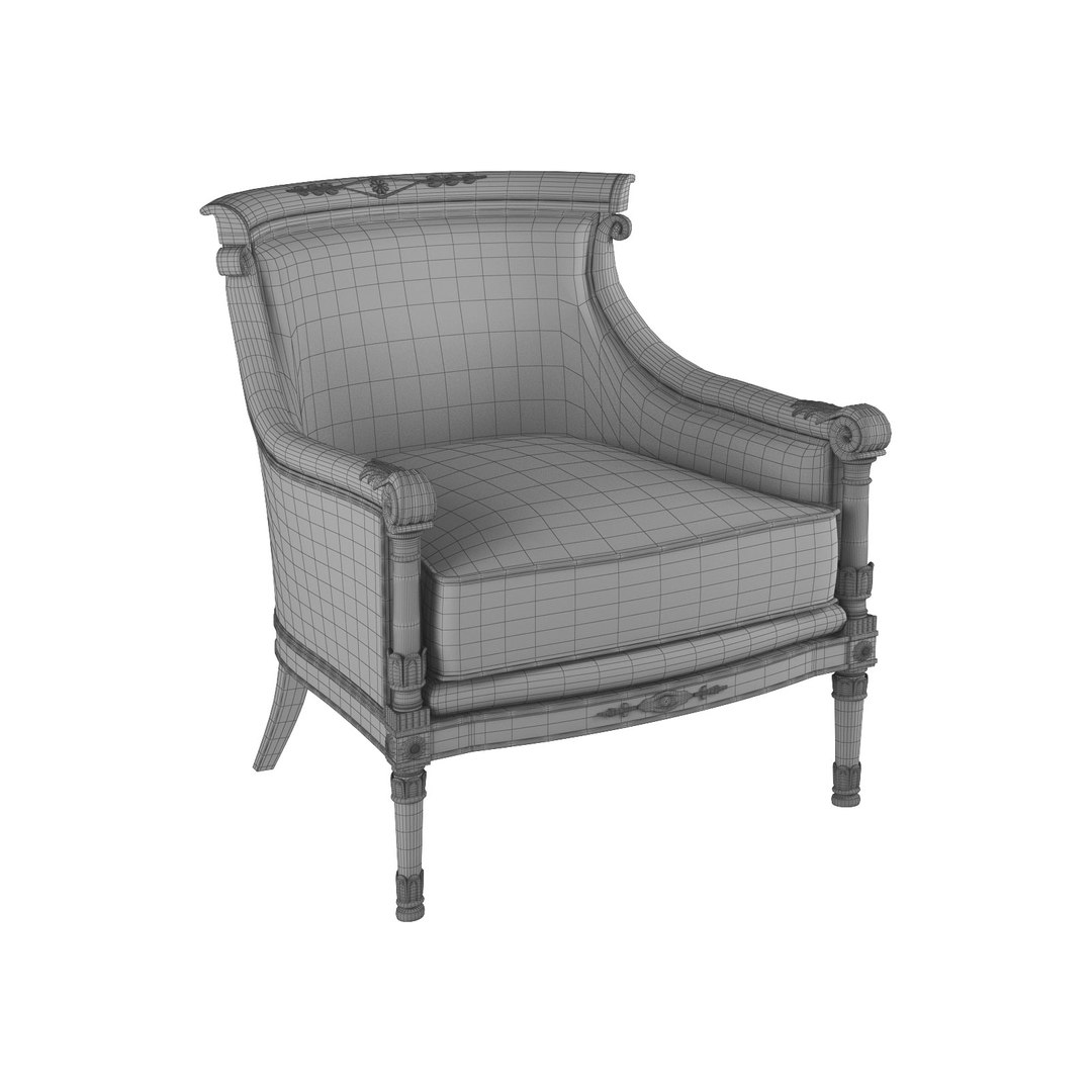 Chair Ceppi Style 2770 3d Model