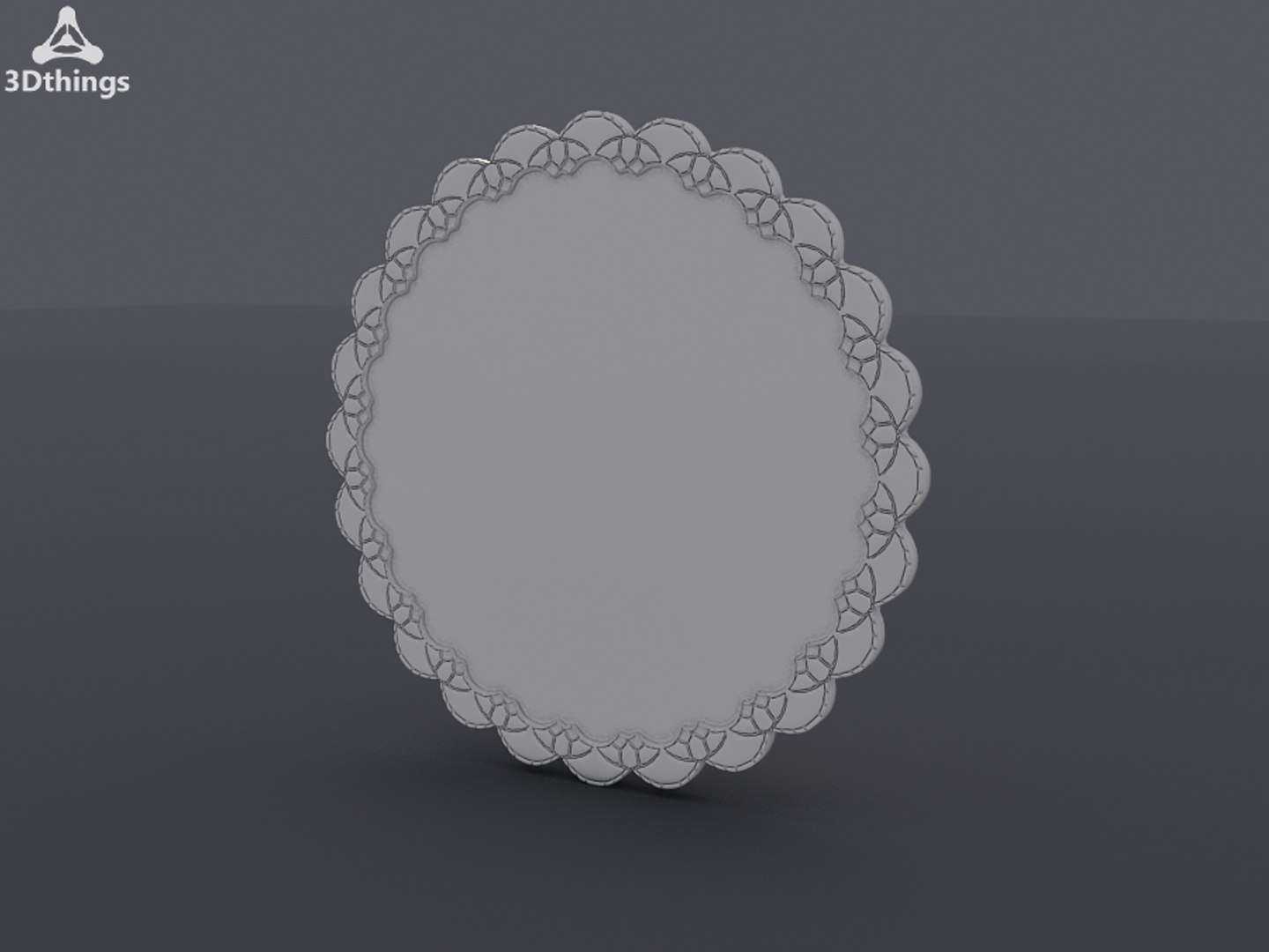 3ds Max Large Moroccan Silver