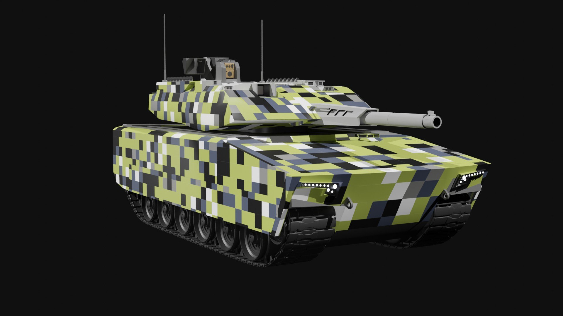 3D Army Tank LYNX120 Model - TurboSquid 1917584