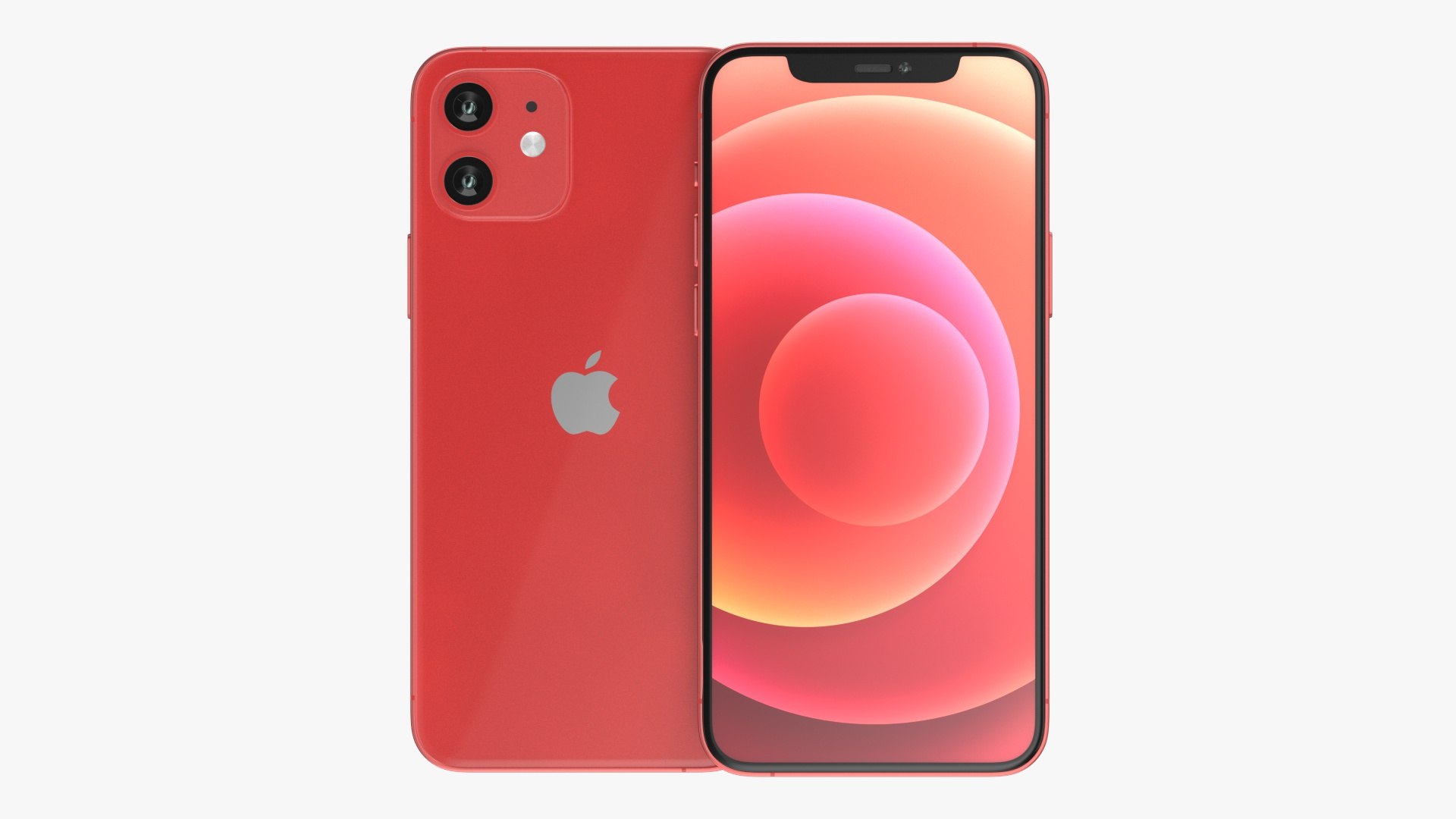 Iphone 12 product red glass 3D model - TurboSquid 1637756
