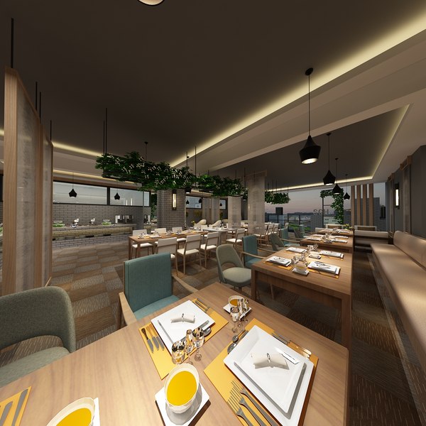 Restaurant Interior 3D Models for Download | TurboSquid