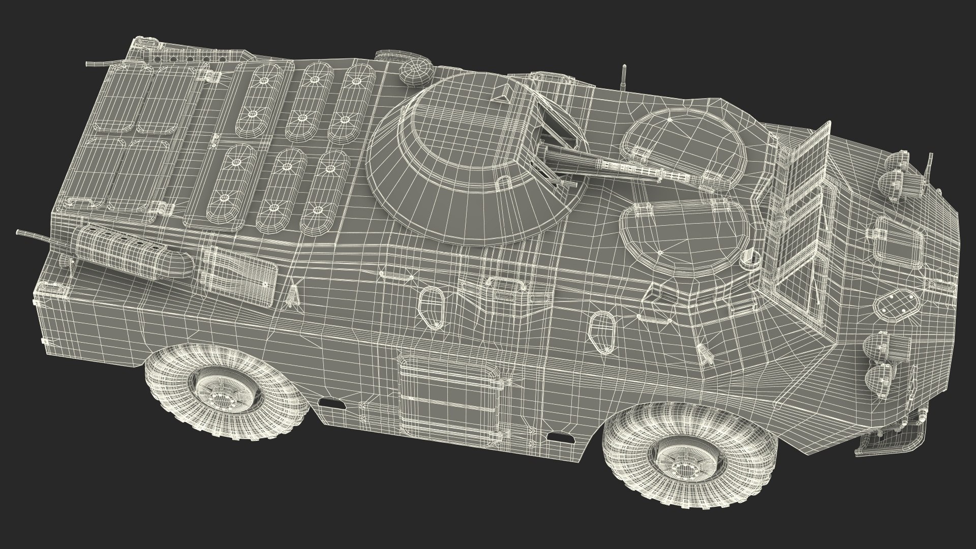 3D BRDM 2 Amphibious Vehicle Rigged Model - TurboSquid 2059376