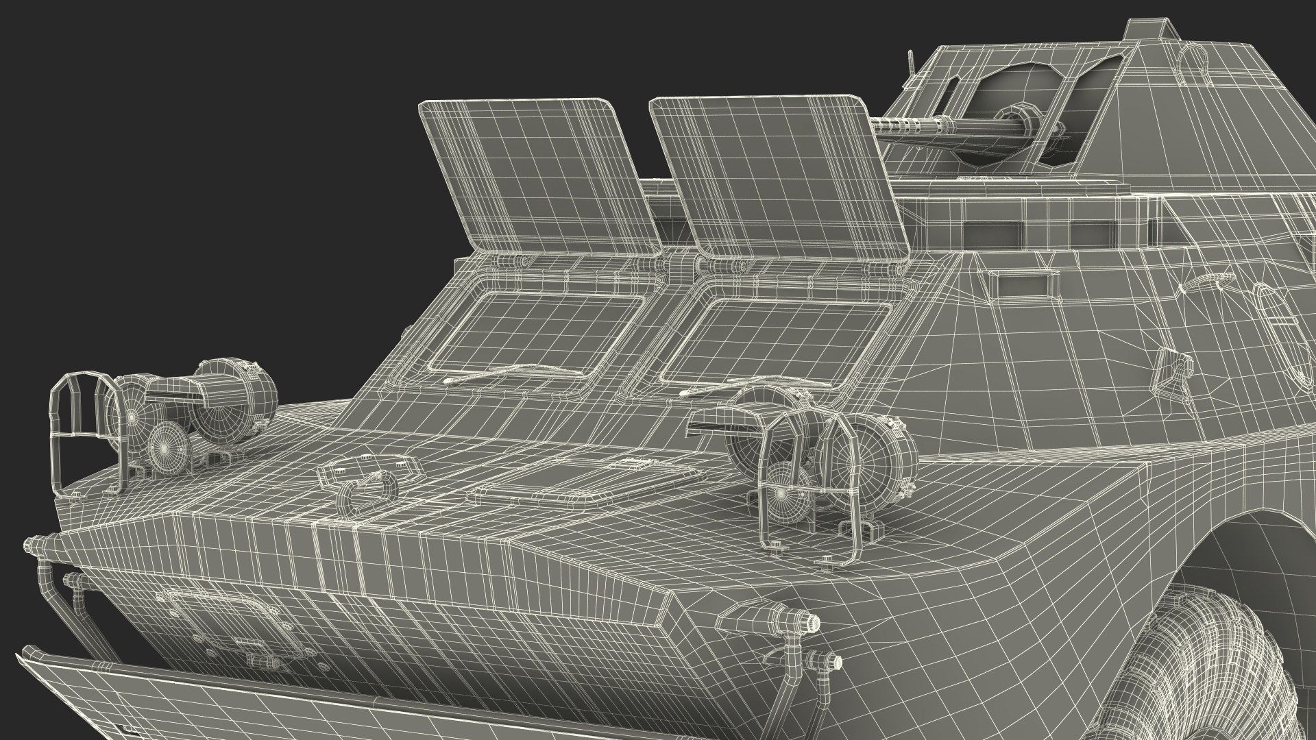 3D BRDM 2 Amphibious Vehicle Rigged Model - TurboSquid 2059376