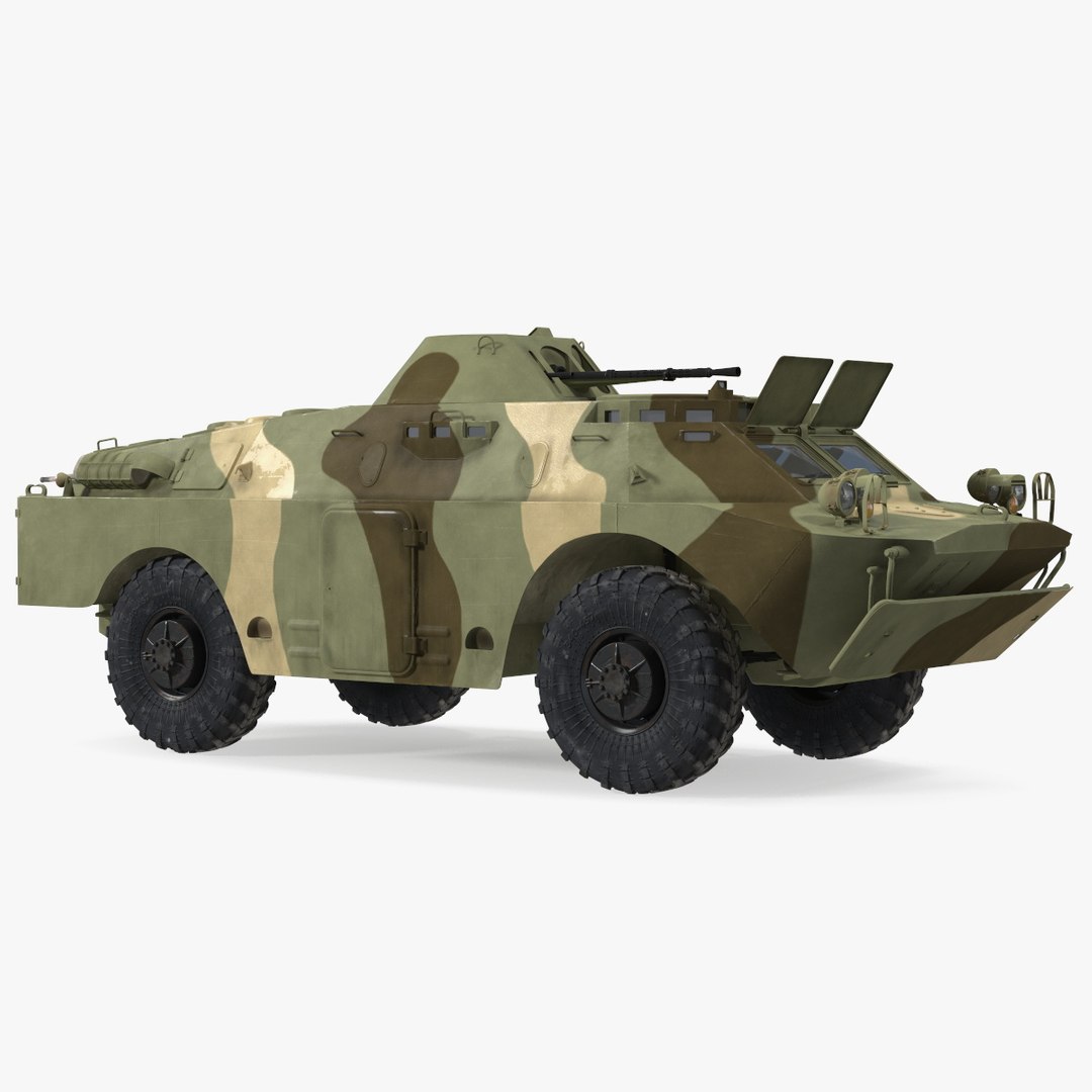 3D BRDM 2 Amphibious Vehicle Rigged model - TurboSquid 2059376