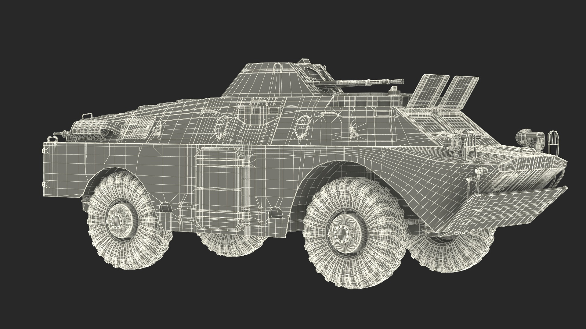 3D BRDM 2 Amphibious Vehicle Rigged Model - TurboSquid 2059376