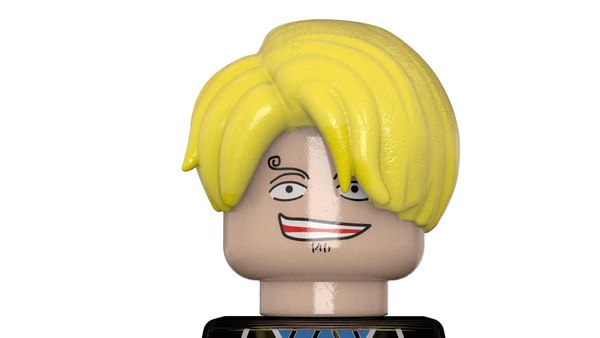 레고 미니피규어 상디 3D 모델 - TurboSquid 2100286
