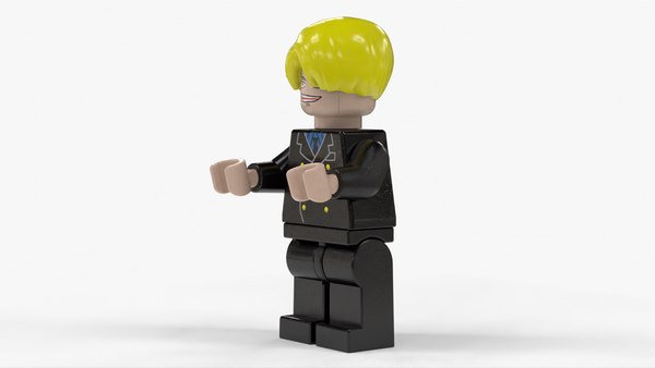 modelo 3d Lego Minifigure Sanji - TurboSquid 2100286
