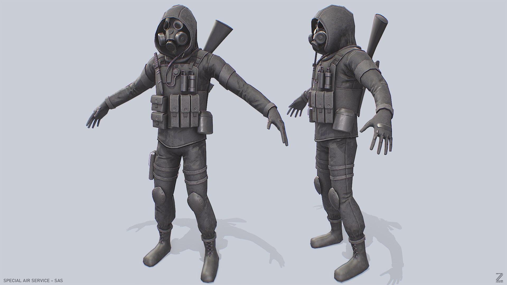 Military Character Collection 3D Model - TurboSquid 2408218