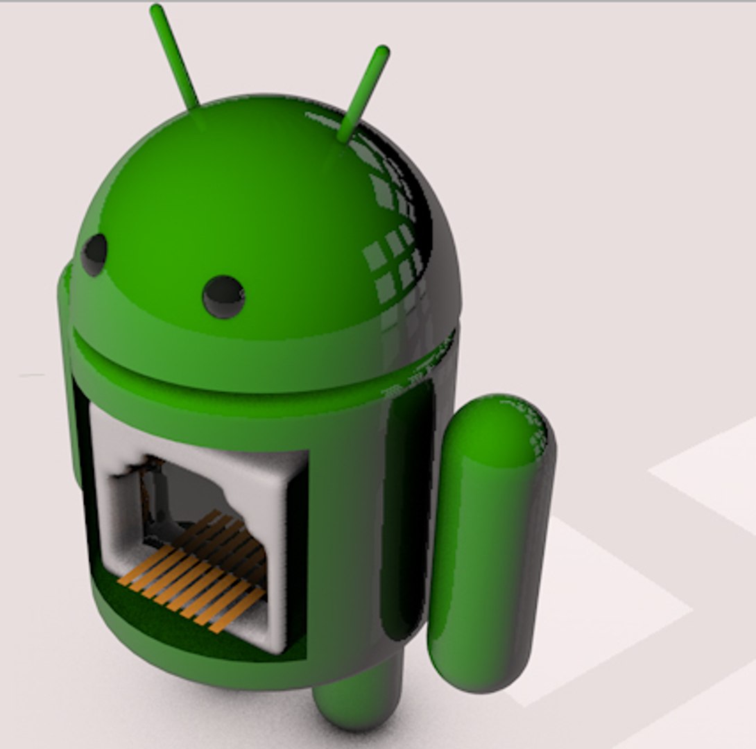 3d Android Droid Robot