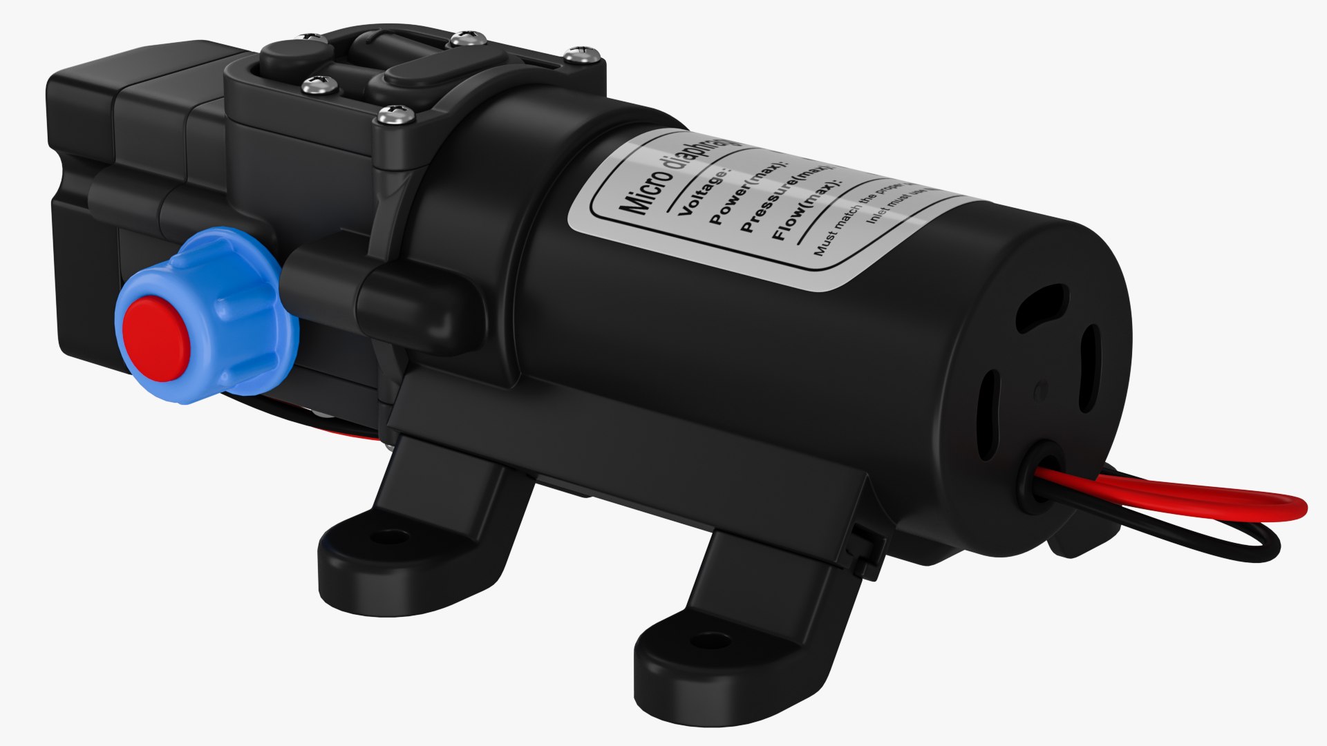 Mini Water Pump 3D Model - TurboSquid 1606794