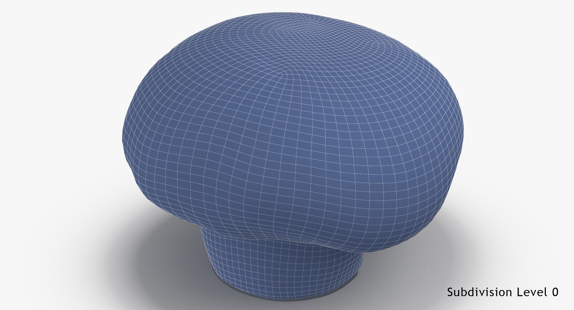 3D Model White Button Mushroom 01 - TurboSquid 1399244