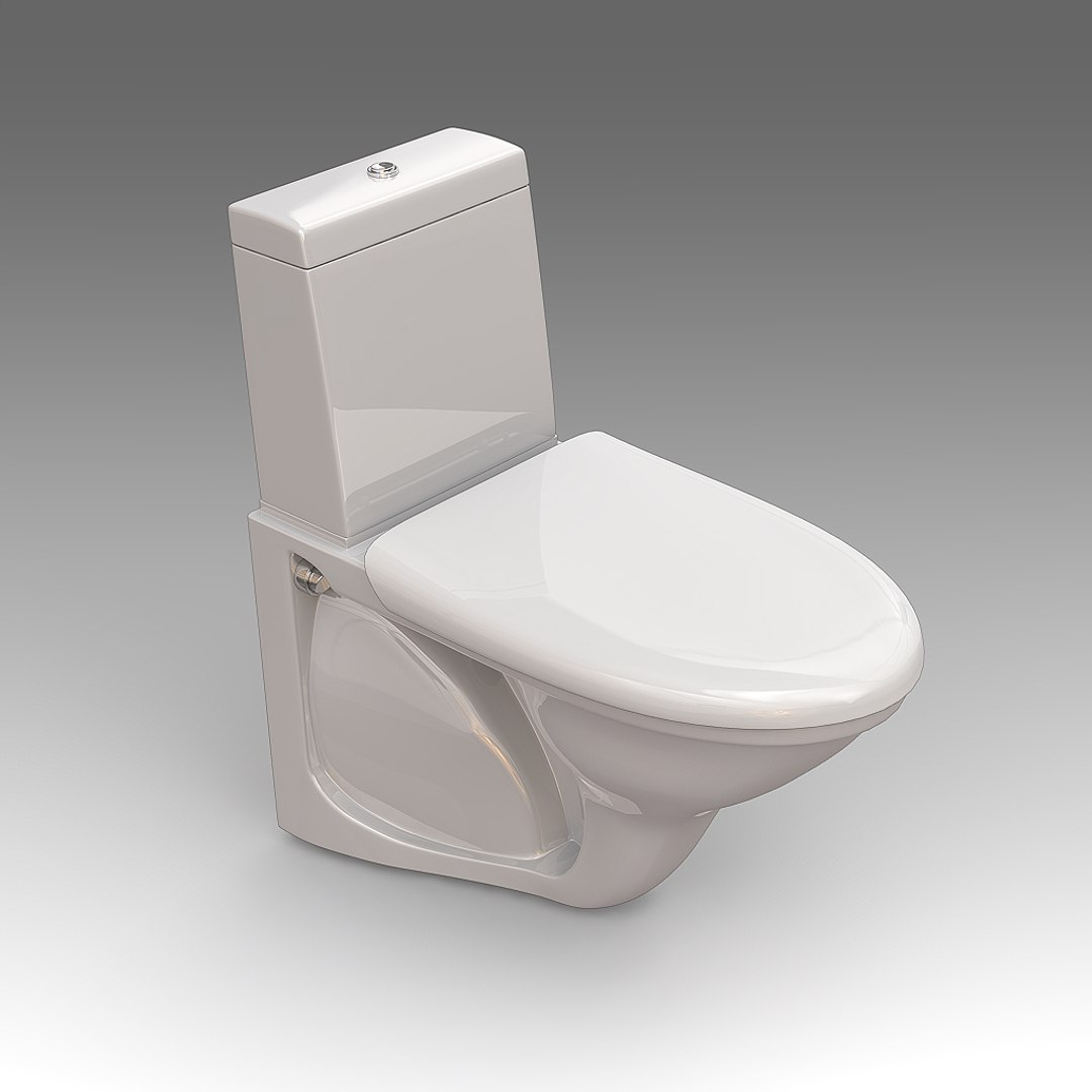 3d Model Toilet Wc