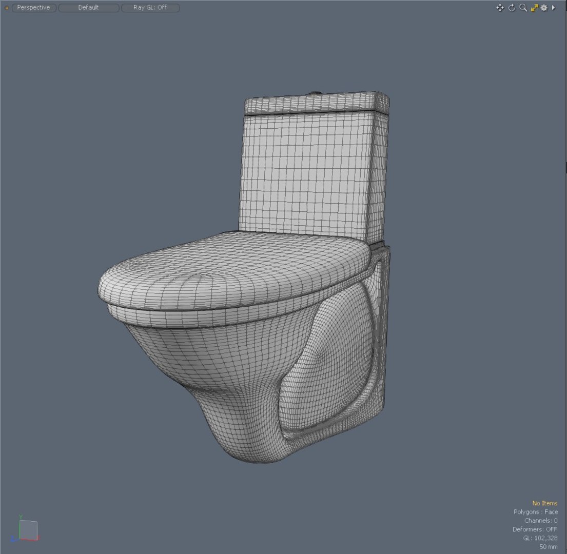 3d Model Toilet Wc