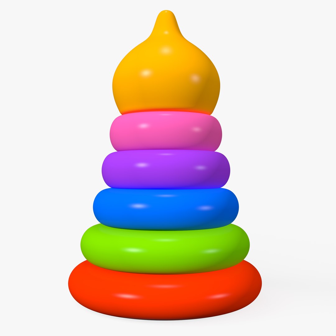 3D Toy Tower Model - TurboSquid 1403320