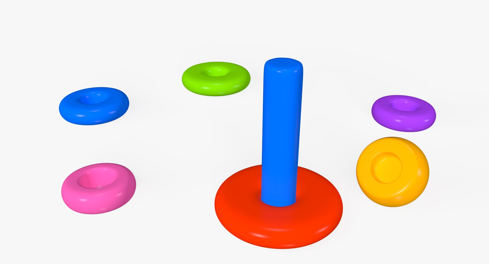 3D Toy Tower Model - TurboSquid 1403320