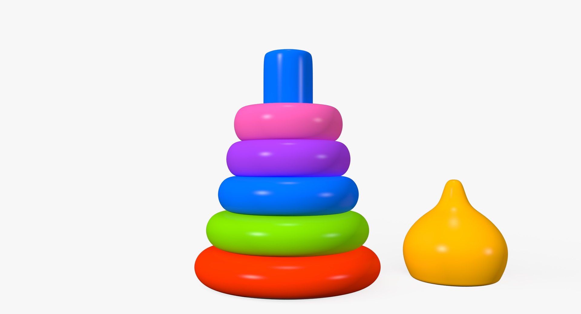 3D Toy Tower Model - TurboSquid 1403320