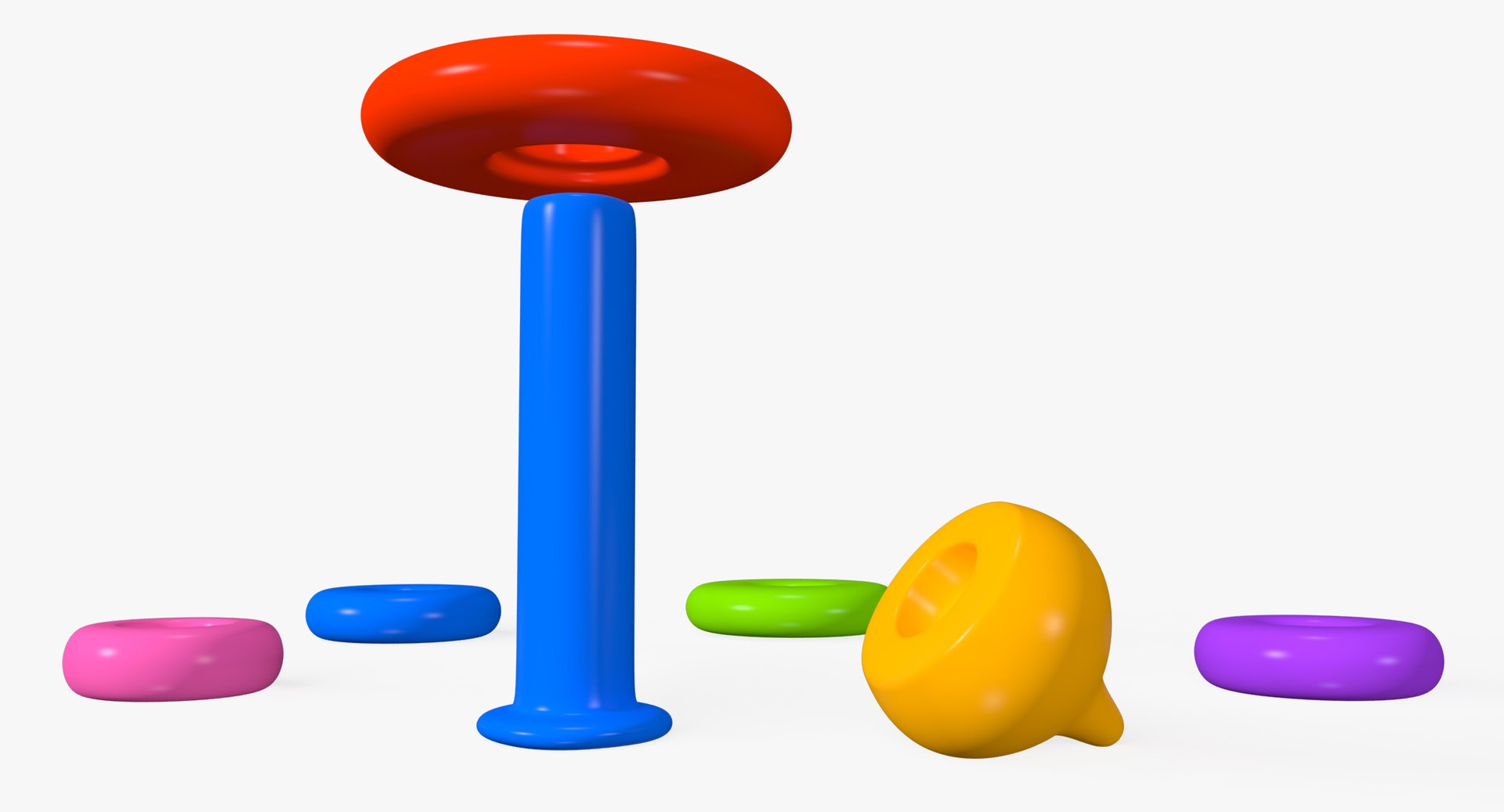 3D Toy Tower Model - TurboSquid 1403320