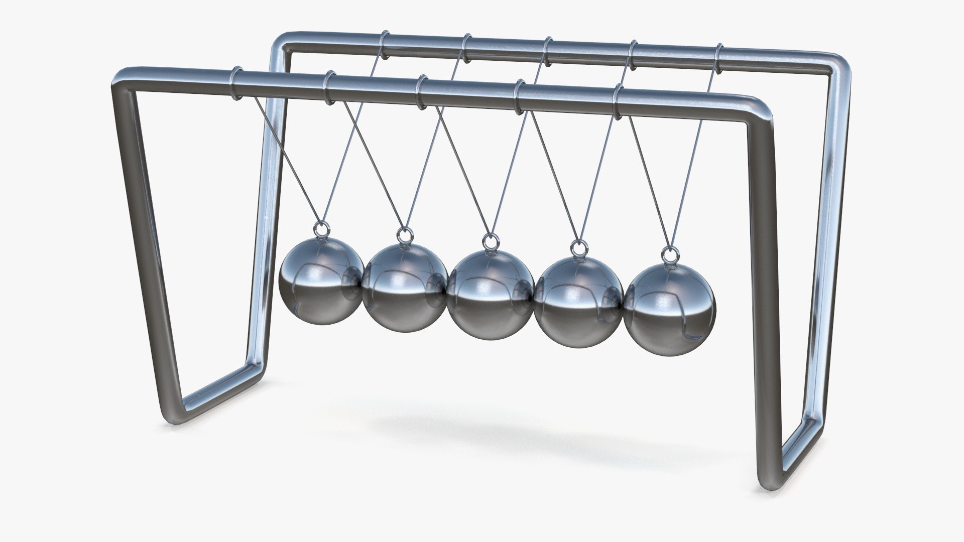 Newton Cradle 3d Model