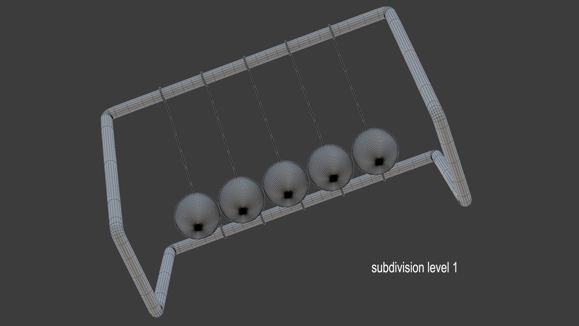 Newton Cradle 3d Model