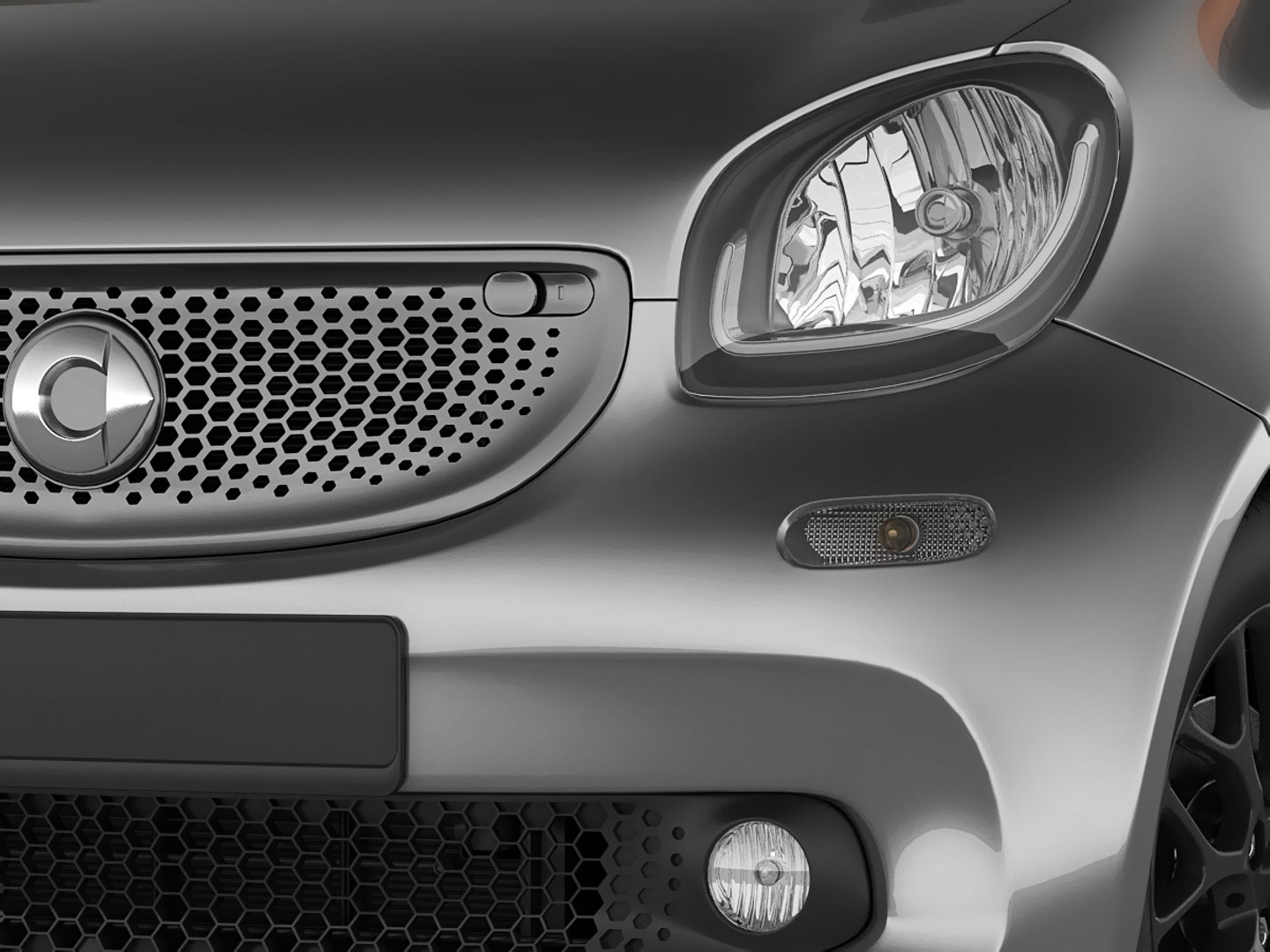 3d Model Smart Forfour 2015