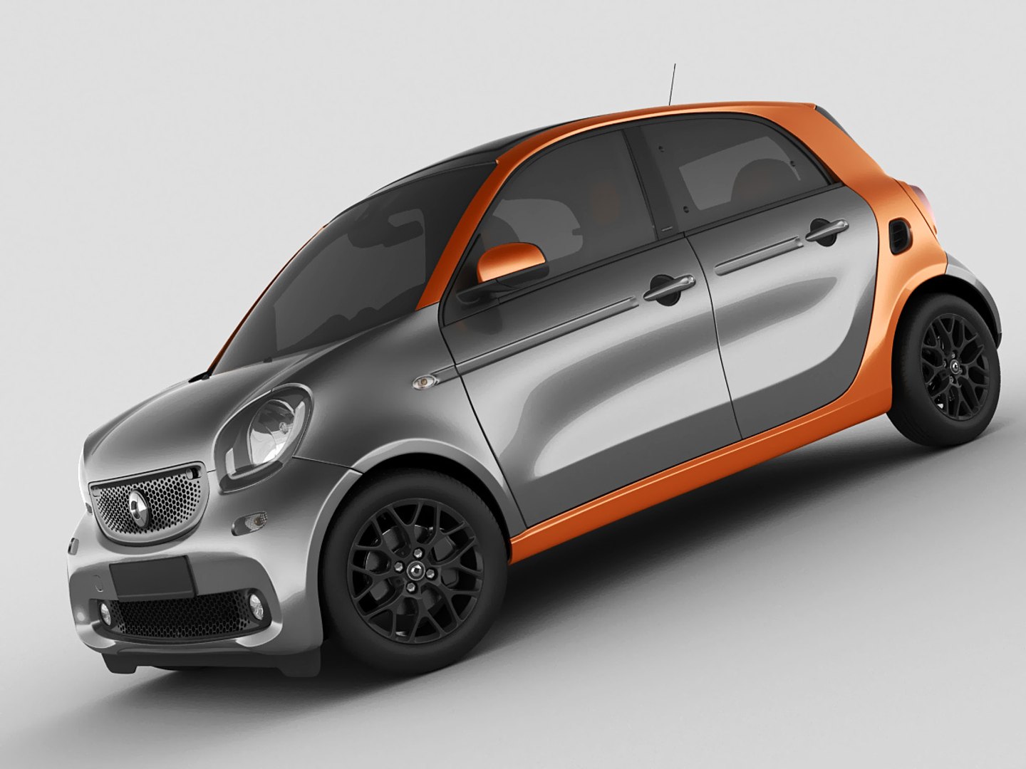 3d Model Smart Forfour 2015