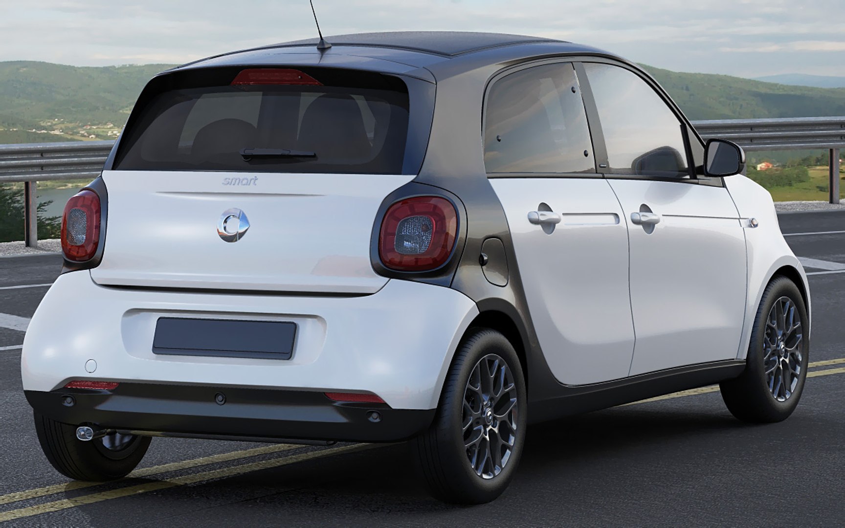 3d Model Smart Forfour 2015