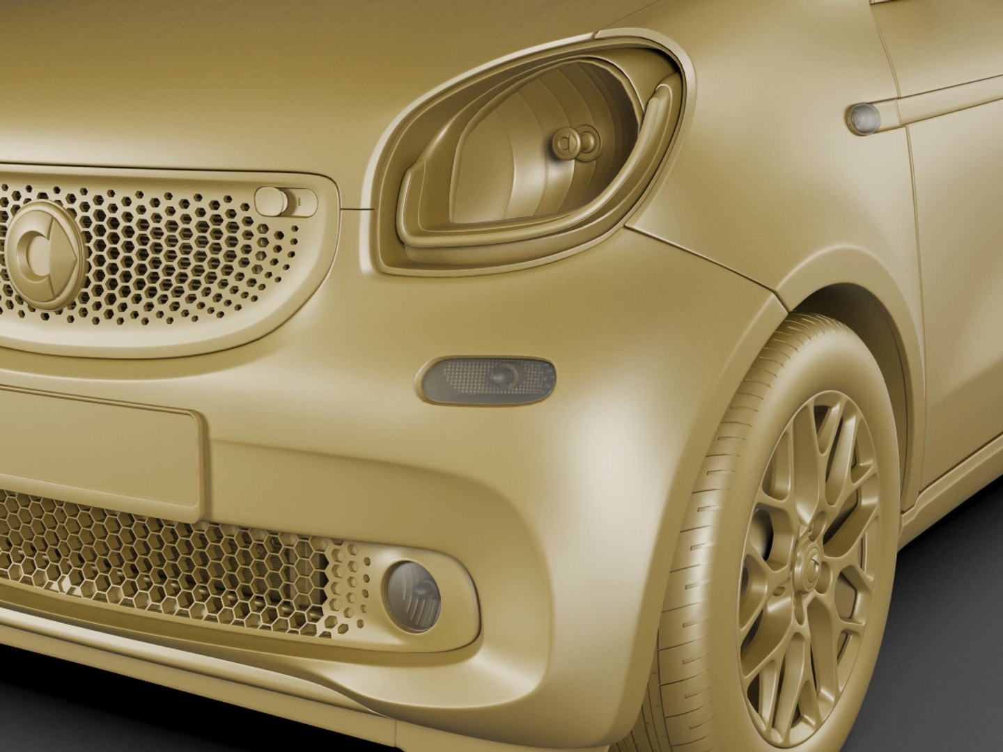 3d Model Smart Forfour 2015