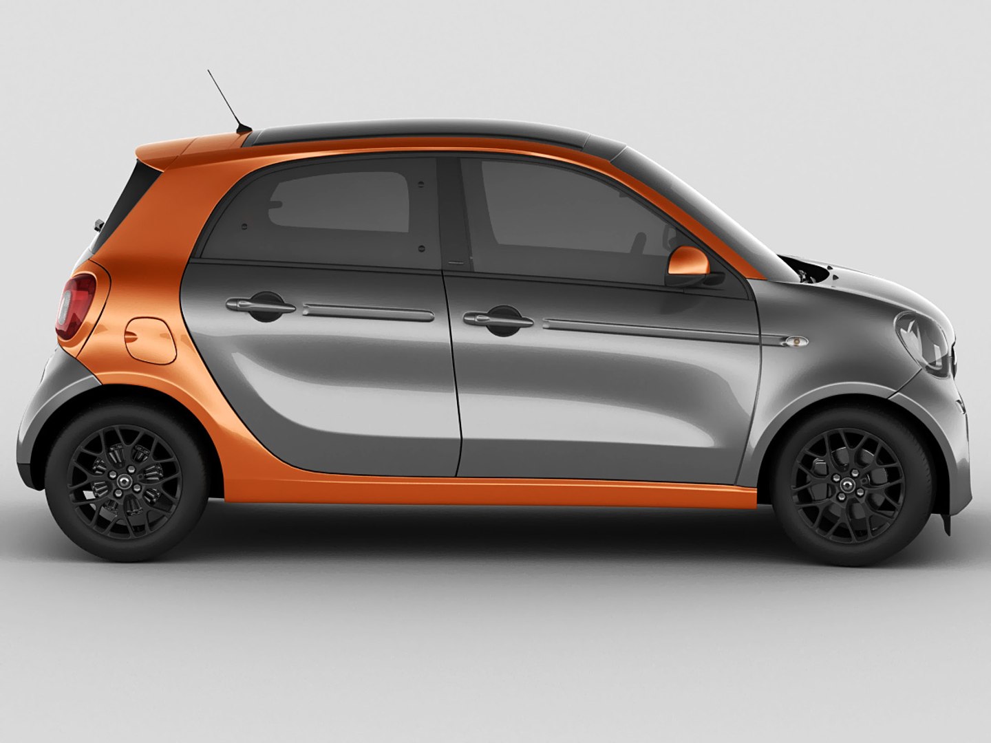 3d Model Smart Forfour 2015