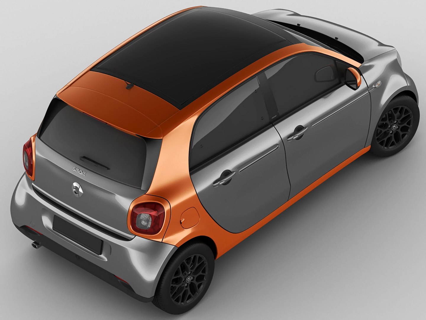 3d Model Smart Forfour 2015