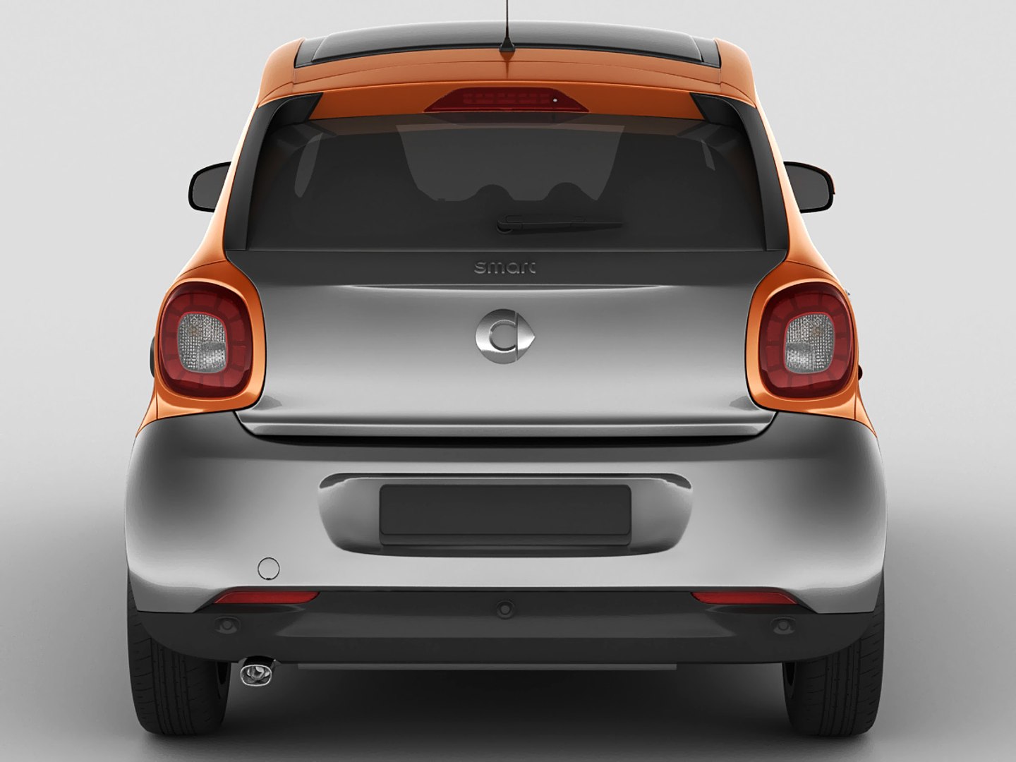 3d Model Smart Forfour 2015