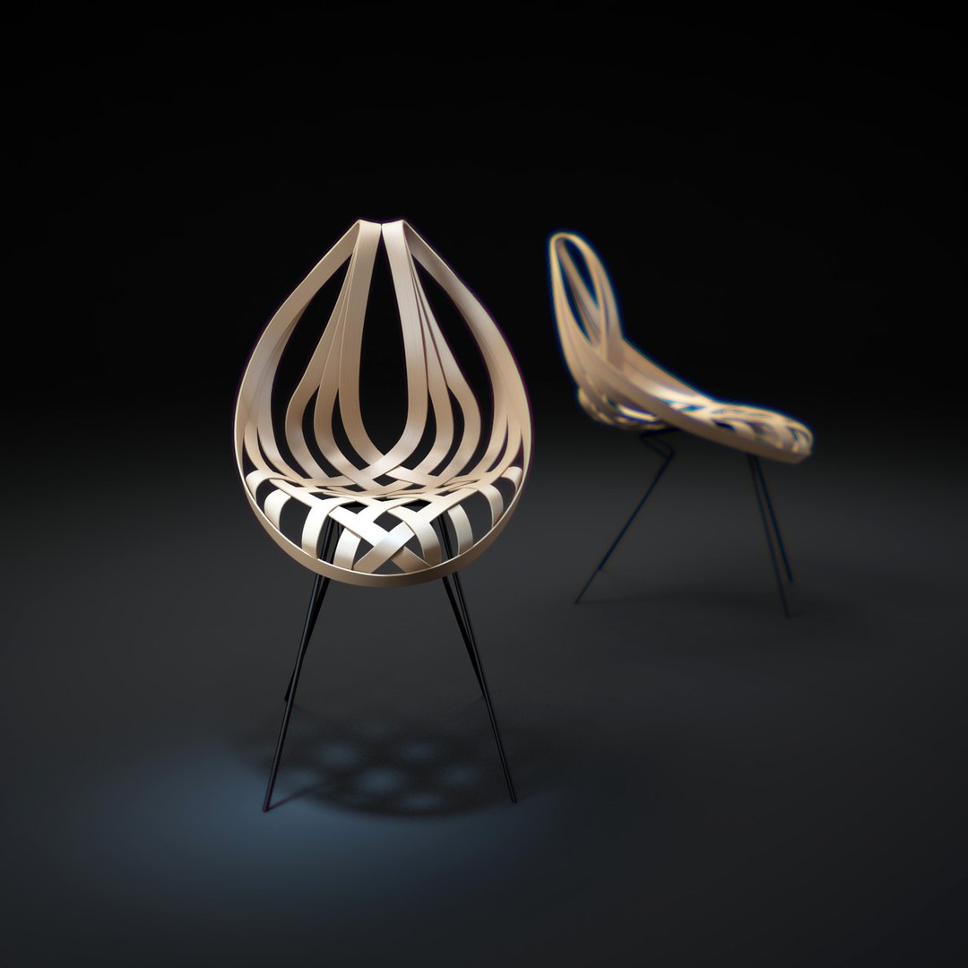 3d saji-chair model