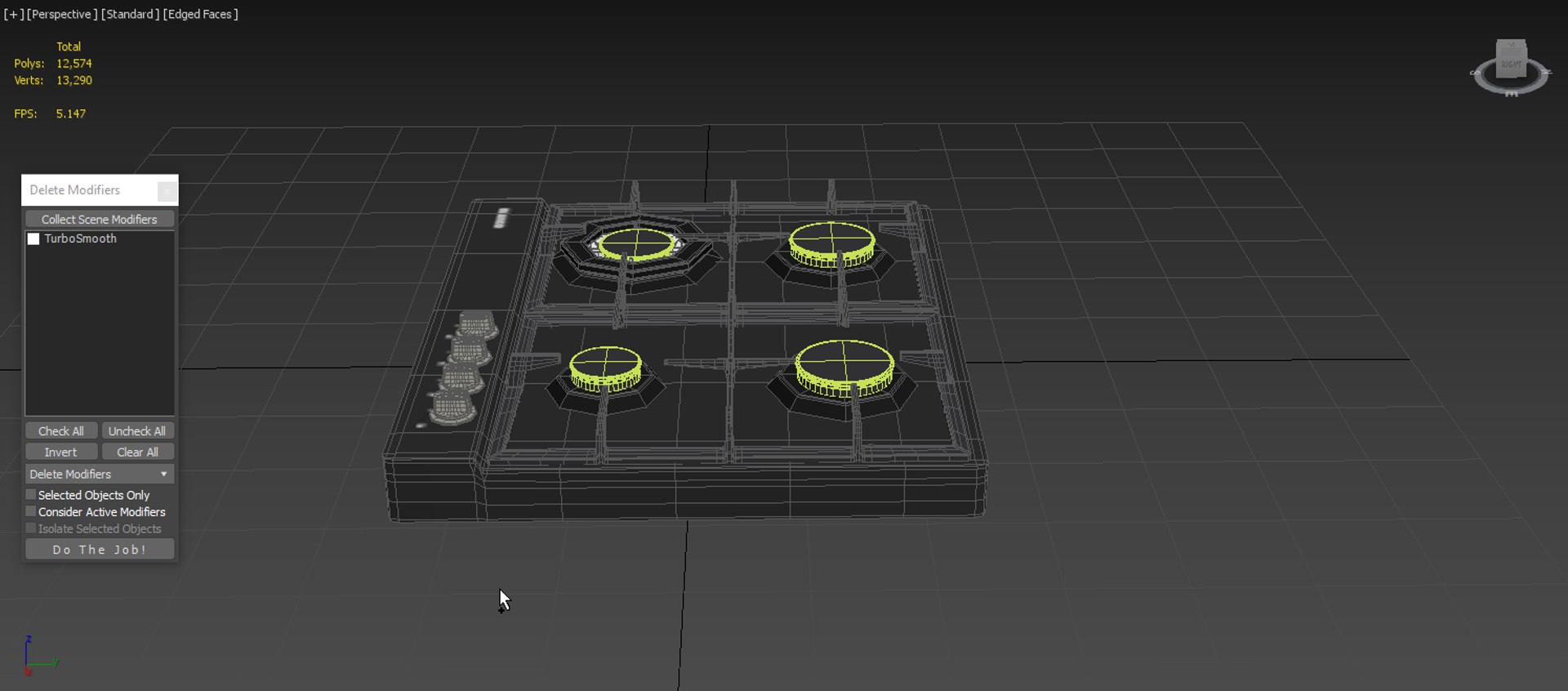 BLANCO 60cm 4 Burner Gas Cooktop BCGG64COM Model - TurboSquid 1934959