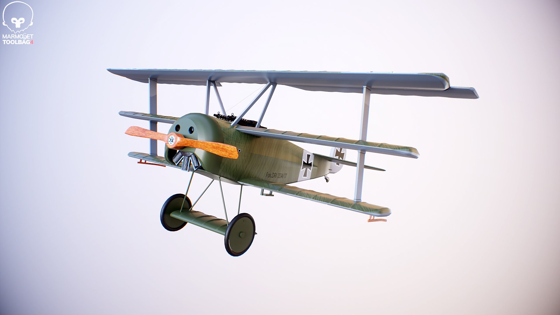 Fokker DR1 3D Model - TurboSquid 2345865