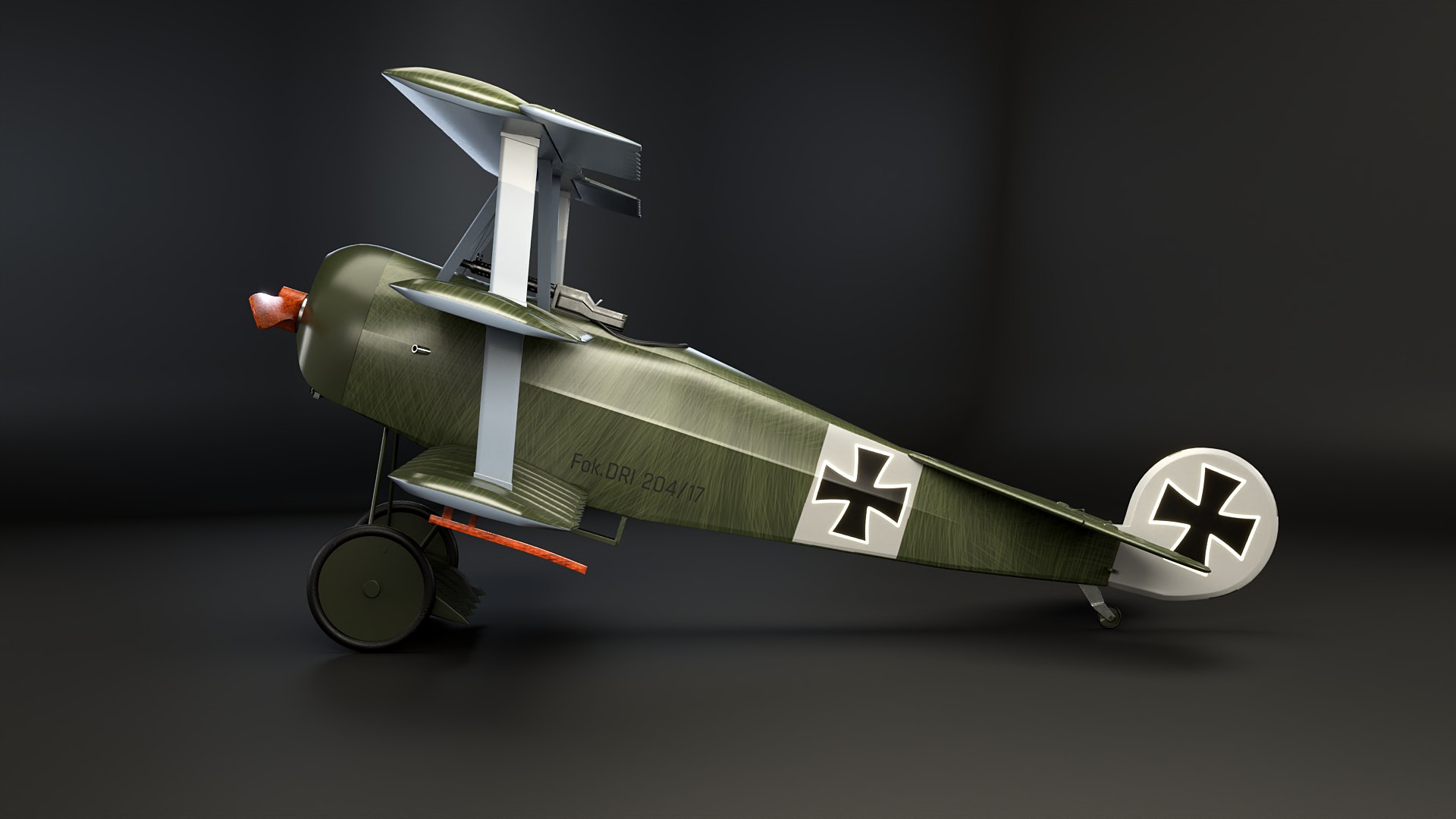 Fokker DR1 3D Model - TurboSquid 2345865