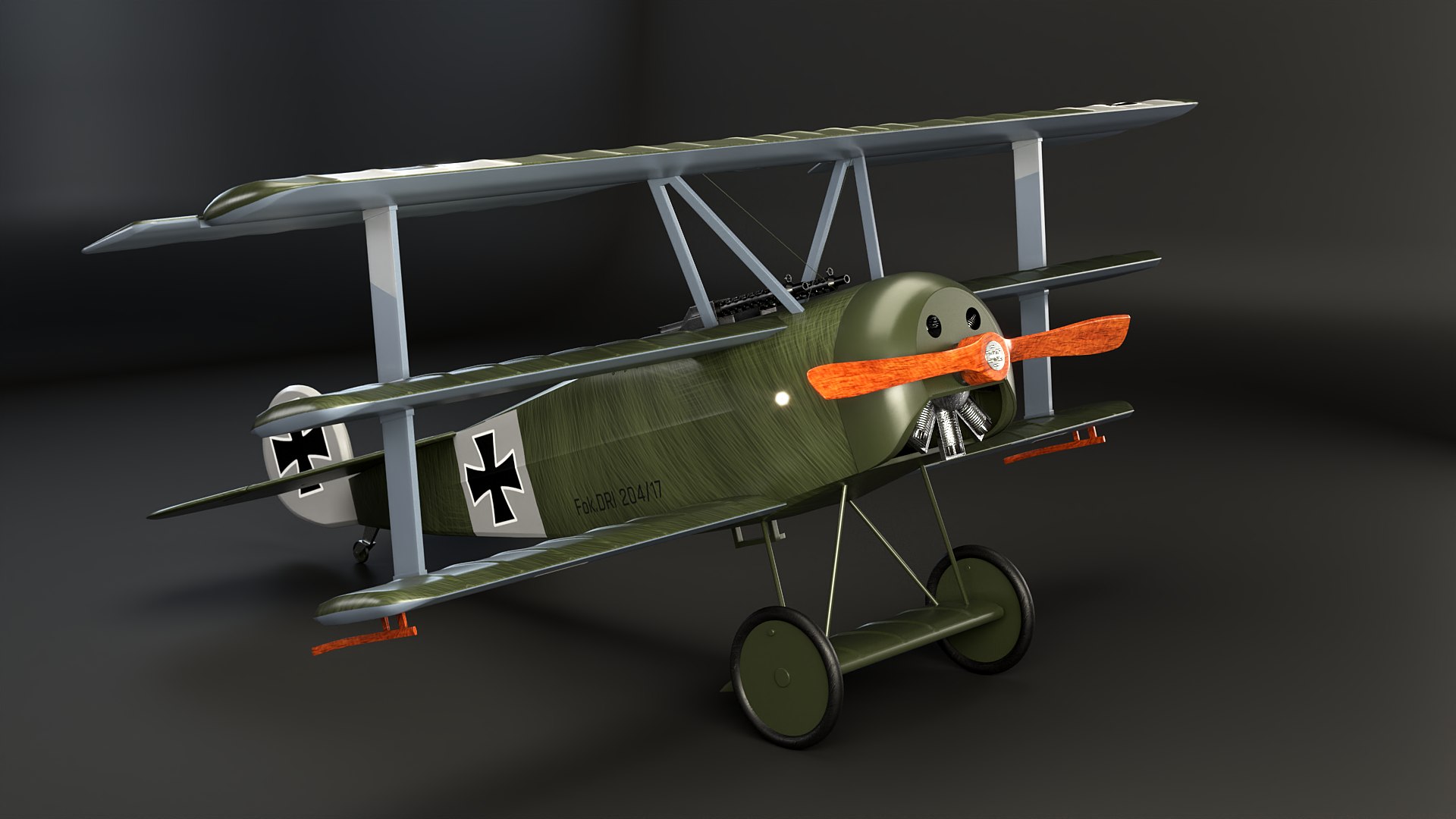 Fokker DR1 3D Model - TurboSquid 2345865