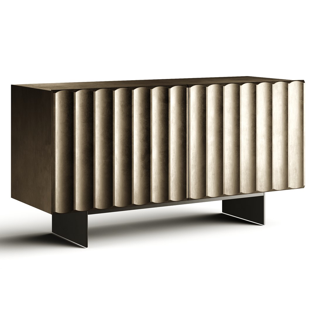Free Bonaldo DORIAN PREMIUM Metal Sideboard 3D Model - TurboSquid 2512064