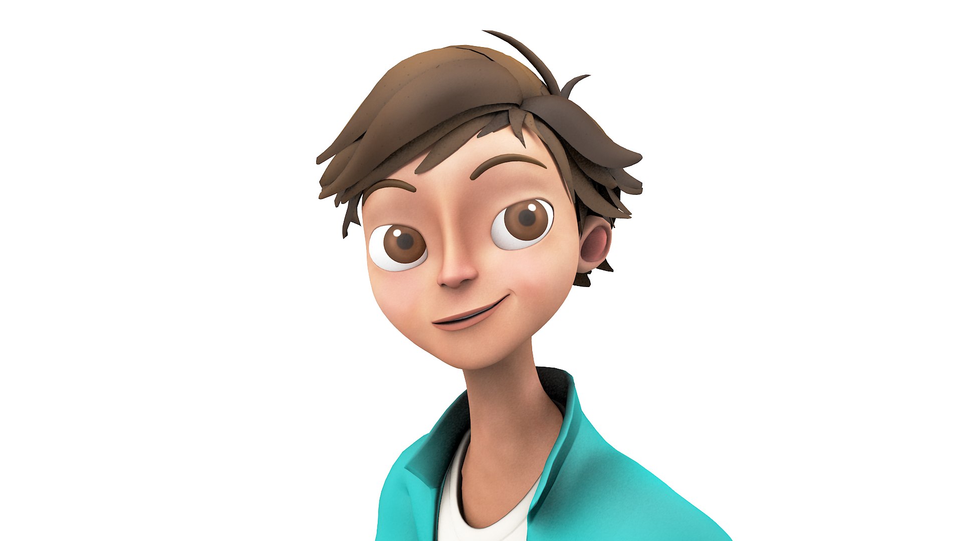 3D Lucas Cartoon Boy - TurboSquid 1412561